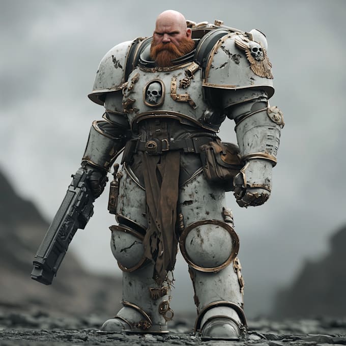 Draw an your warhammer 40k character art by Davidrapere | Fiverr