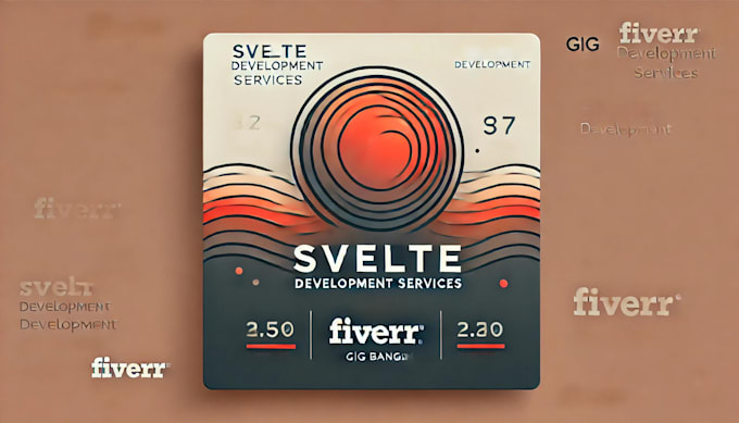 Build custom web app with svelte by Mitanshu_p | Fiverr
