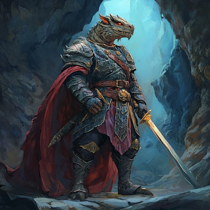 Create your dnd character art by Siennawest2 | Fiverr