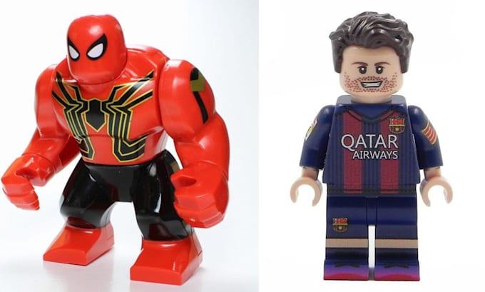 Create custom 3d lego model design lego animation minifigure 3d ...