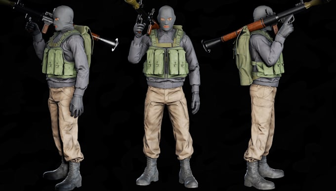 Metahuman game character with armor, realistic 3dmodel, human photo to ...