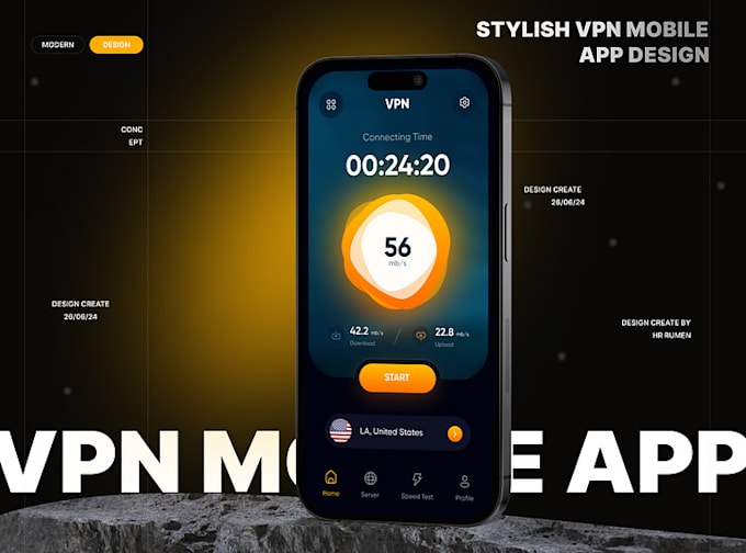 Do a premium vpn app with admin panel, in app purchase, admob and video ...