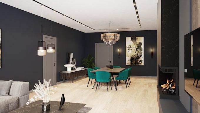 Refine 3d lkd interior design, modern house, villas,apartment exterior ...