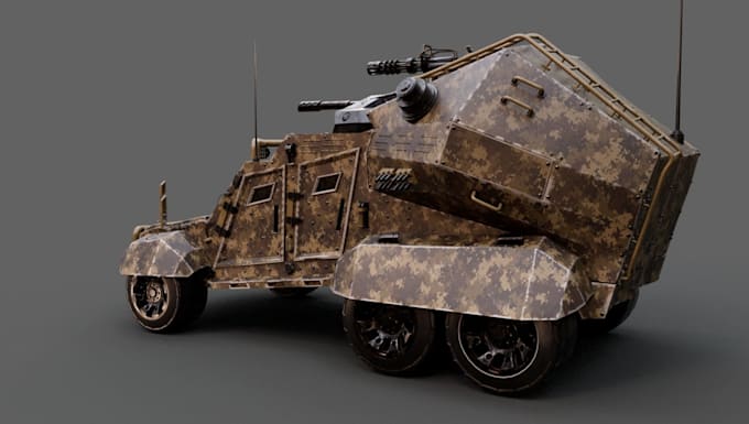 Model 3d armor vehicle, truck, render 4k,8k armor aircraft, exterior ...