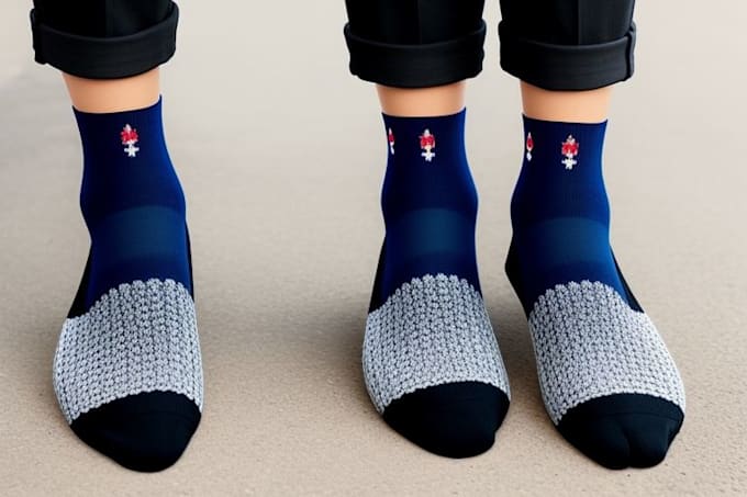 Design unique sock for you by Bibipietersen | Fiverr