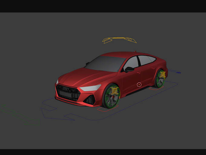 Rig your 3d vehicles, character rigging, 3d animals, creatures, assets ...