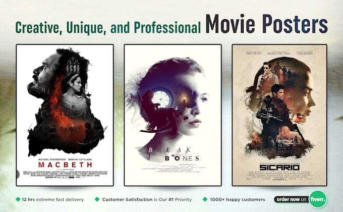 Design professional movie poster , film poster by Poster_waves | Fiverr