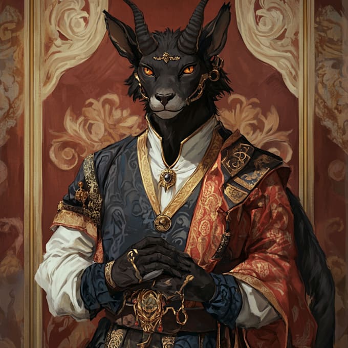 Design the best style dnd character art by Vaultingfate | Fiverr