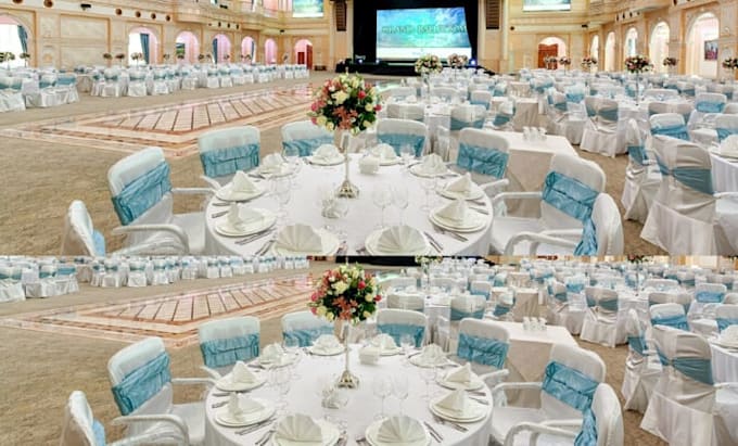 Design 3d wedding venue, birthday event, conference room, hall, 3d ...