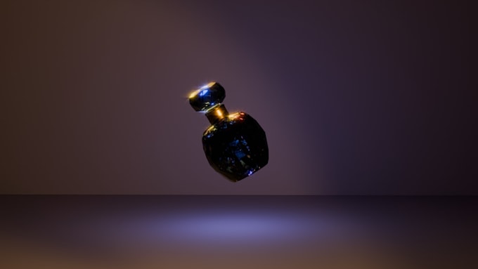 Render cgi perfume animation product animation 3d bottle video 3d ...