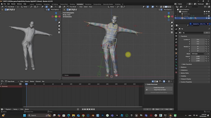 Rigger 3d character,mechanical,animal rig,humanoid rig,rigify,autorig ...