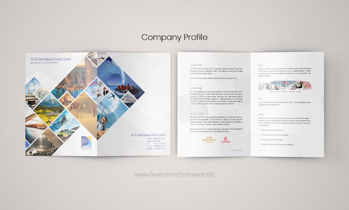 Design catalog, brochure, inserts or company profile by Mshayan99 | Fiverr
