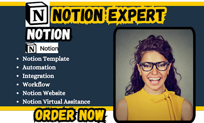 Design advance notion template notion va notion workspace notion expert ...