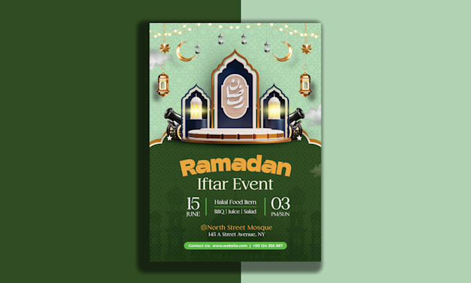 Design beautiful ramadan, islamic calendar or timetable by Hadiqa ...