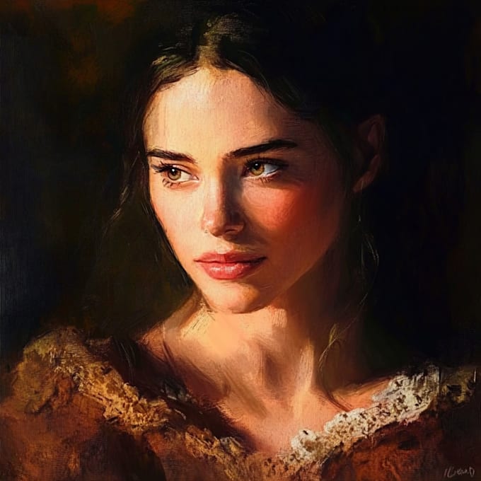 Turn your photos into realistic digital oil painting by Peteraxter | Fiverr