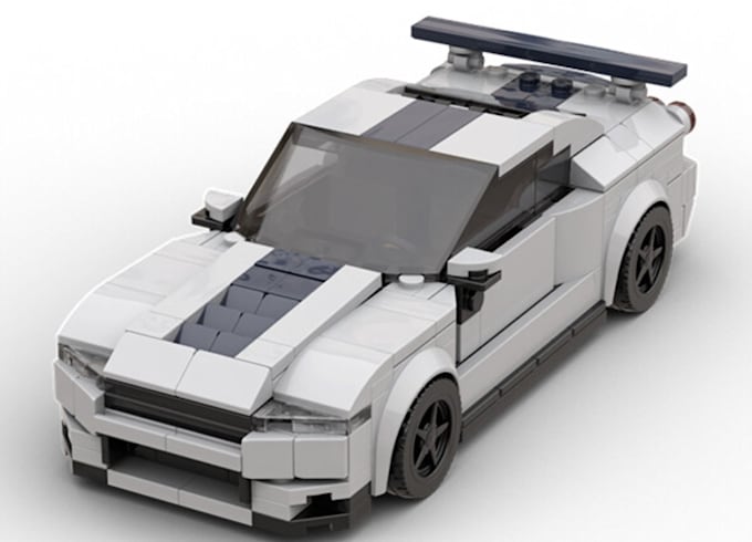 Customize 3d realistic car, technic lego model, racing car, gtav, 3d ...