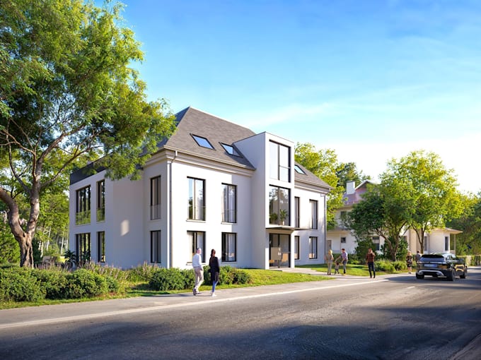 Do 3d elevation 2d floor house plan section interior exterior design ...