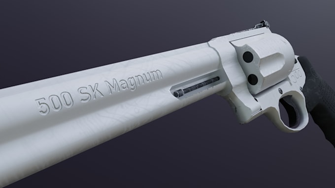 Create high and low poly realistic weapon models by Victor936 | Fiverr