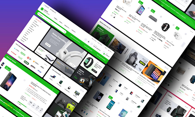 Design responsive ecommerce website in figma for online shop by Uiux_shihab | Fiverr