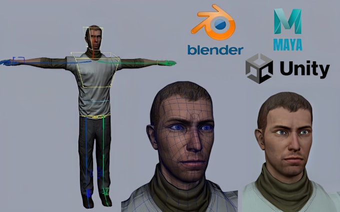 Maya rig ue5 rig3d face rig 3d rigger face swap 3dmax mixamo cinema in ...