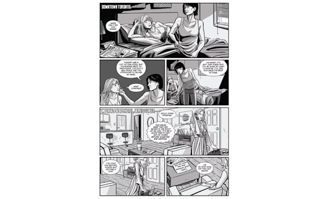 Draw manga comic illustration mage page comic page storyboard as manga ...