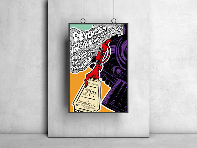 Create a unique poster design by Entreguillemets | Fiverr