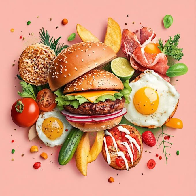 Do attractive food poster design for you by Nemora14 | Fiverr