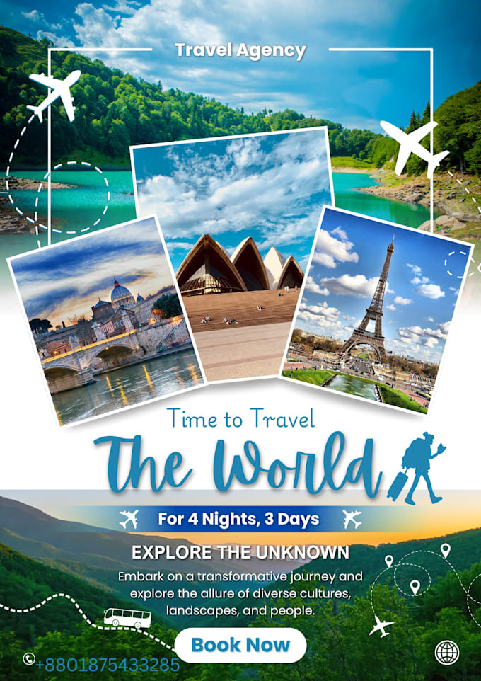 Create a professional flyer or poster by Mohid_00 | Fiverr