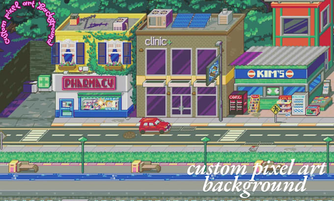 Create custom pixel art backgrounds, scenes, and 2d pixel art by ...