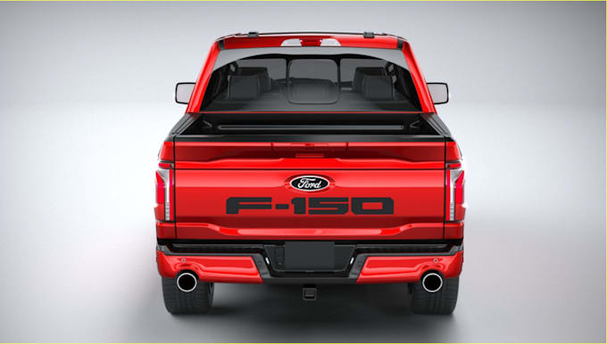 Crew cab 3d model,double lwb,hybrid car design, pickup truck, sketchup ...