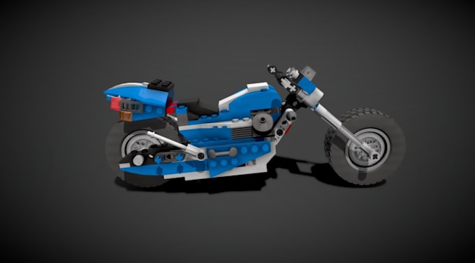 Deliver detailed 3d lego car, 3d vehicle ,bike ,body kit, moc design ...