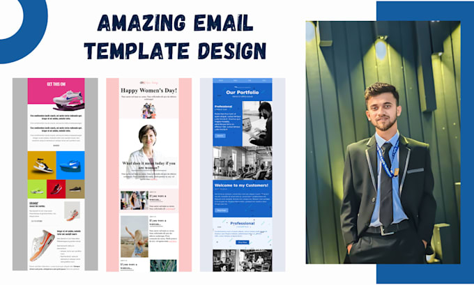 Design eye catching, custom and responsive email template by ...