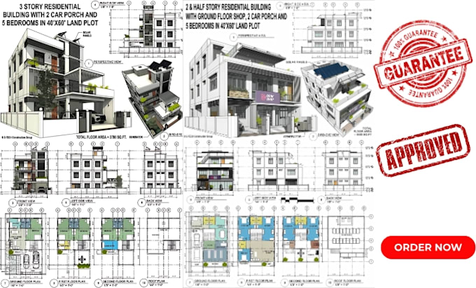 Be your architect draftsman for house plan 2d floor plan by Archtectjosh | Fiverr