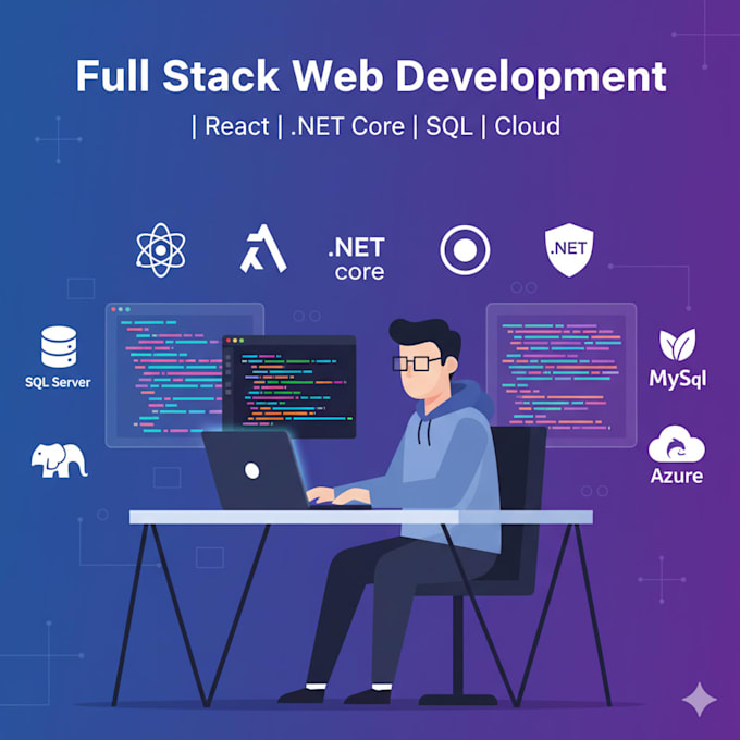 Do full stack development with react net core sql and aws by Hannan_goraya_ | Fiverr