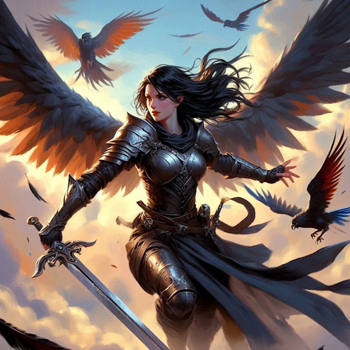 Draw dnd character art for you by Jadecollinsfgh | Fiverr