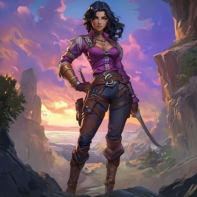 Create your rpg game character design by Cmentineiam | Fiverr