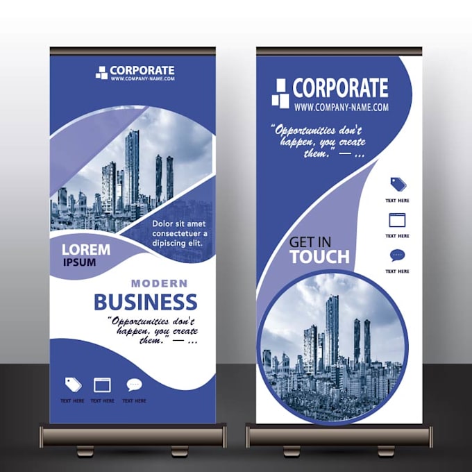 Design standee, roll up banner, billboard, and trade booth design by ...