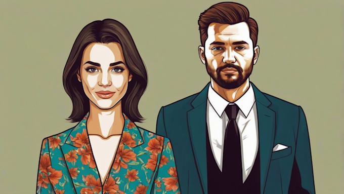 Create a unique flat vector illustration by Magdalambl | Fiverr