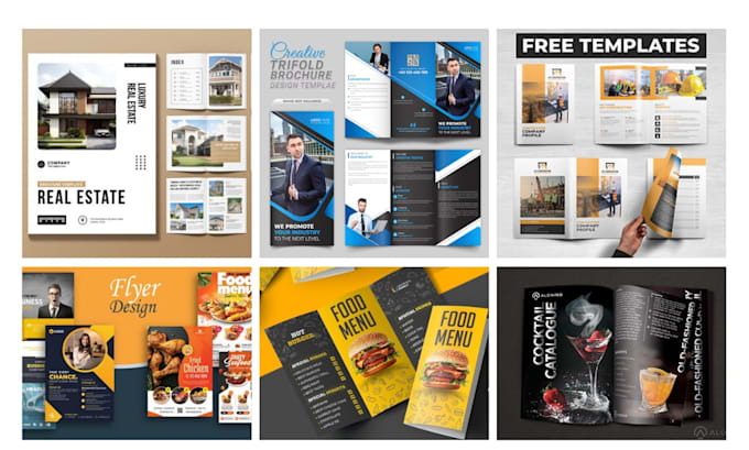 Create pdf professional digital business pamphlet flyer company profile ...
