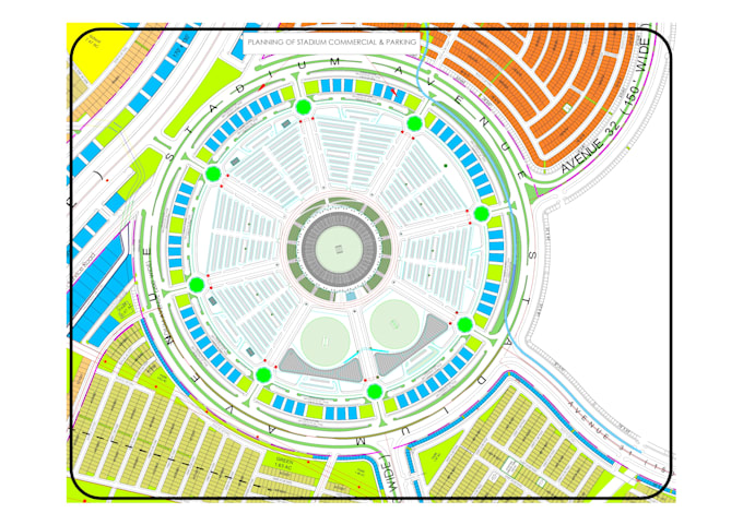 Town planning, master planning, urban and landscape design, layout plan ...