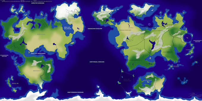 Create custom fantasy map of world region for your boardgame rpg ...