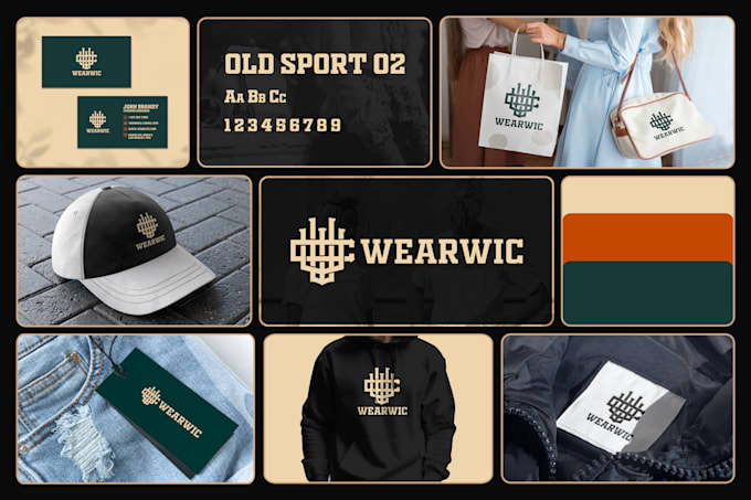 Design modern luxury fashion clothing brand logo, brand kit, brand ...