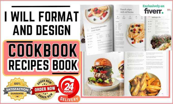 Design kids cookbook, recipe book, recipe book layout design and formatting by Ghost_pen0 | Fiverr