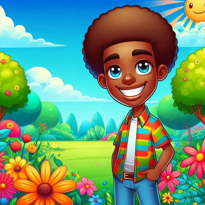 Design custom cartoon character, mascot by Jageekrenee | Fiverr