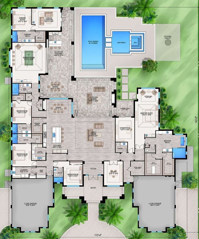 Design a detailed autocad 2d floor plan for your house or office by ...