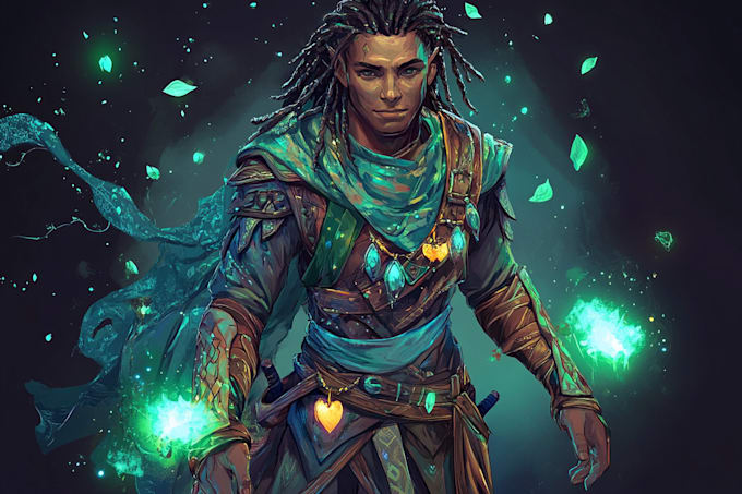 Create your dnd character art for you by Senenter | Fiverr