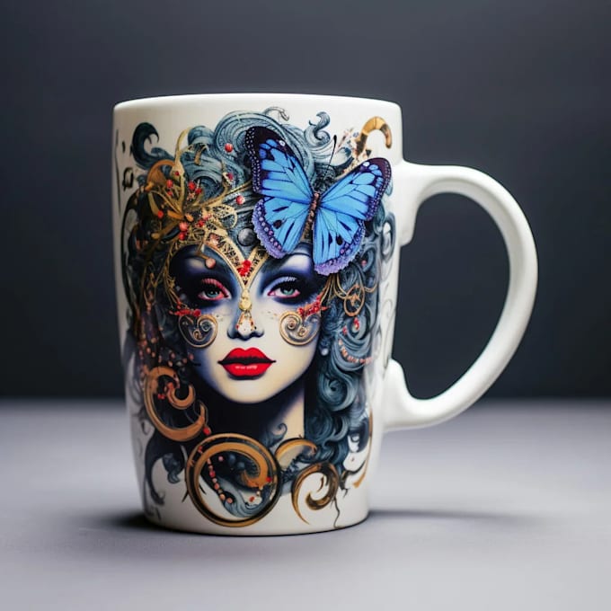 Draw a coffee mug design for you by Naakauxeo | Fiverr