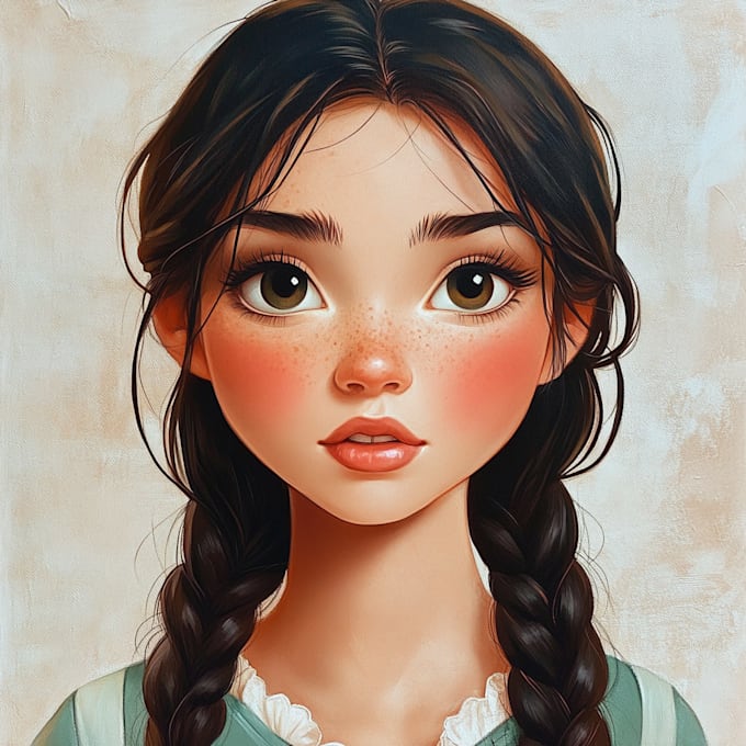Draw portrait avatar disney from photo by Kalelachandler | Fiverr