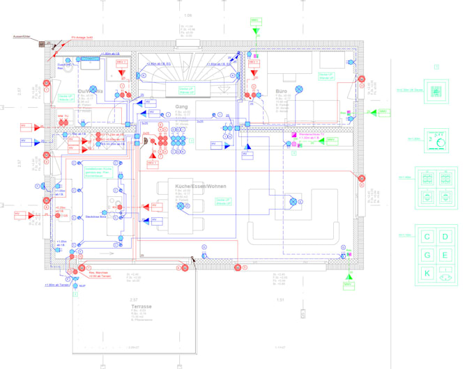 Do electrical design for your given floor plan by Endo_planner | Fiverr