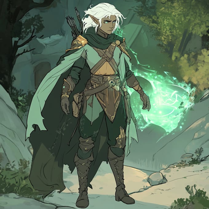 Make your dnd character art for you by Zoukoudi | Fiverr